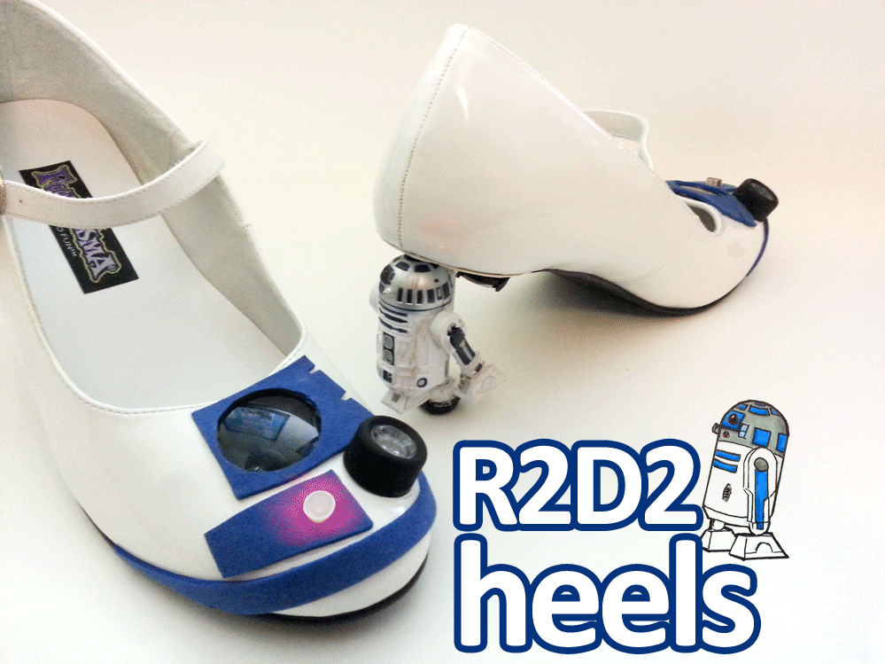 R2-D2 Heels - These are the shoes you're looking for - Nerd Crafting